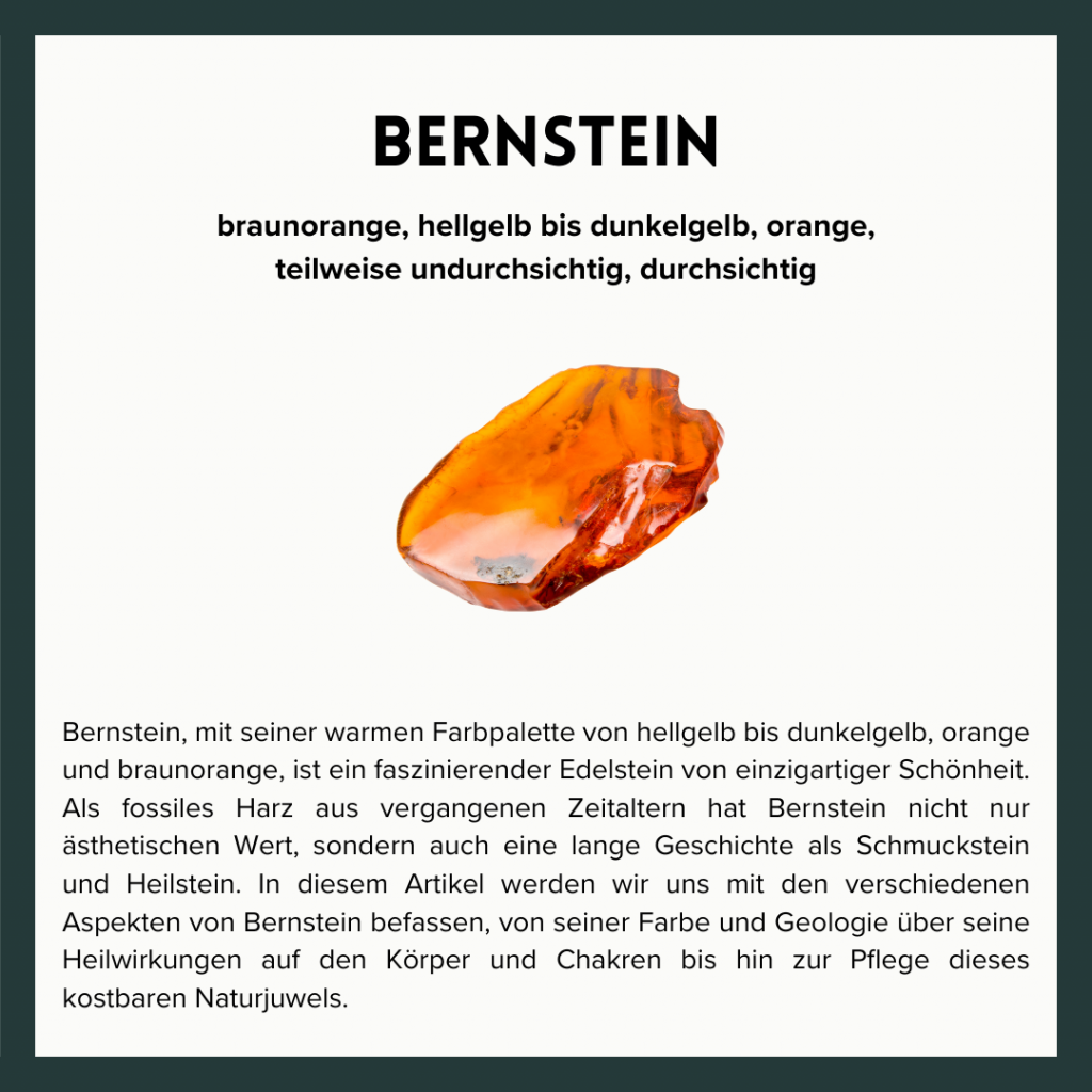 Bernstein - Edelsteine und Kräuter für Körper, Geist und Seele