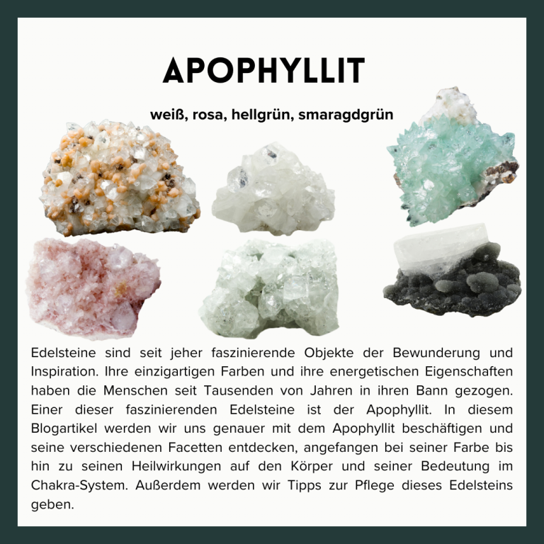 Apophyllit - Edelsteine und Kräuter für Körper, Geist und Seele
